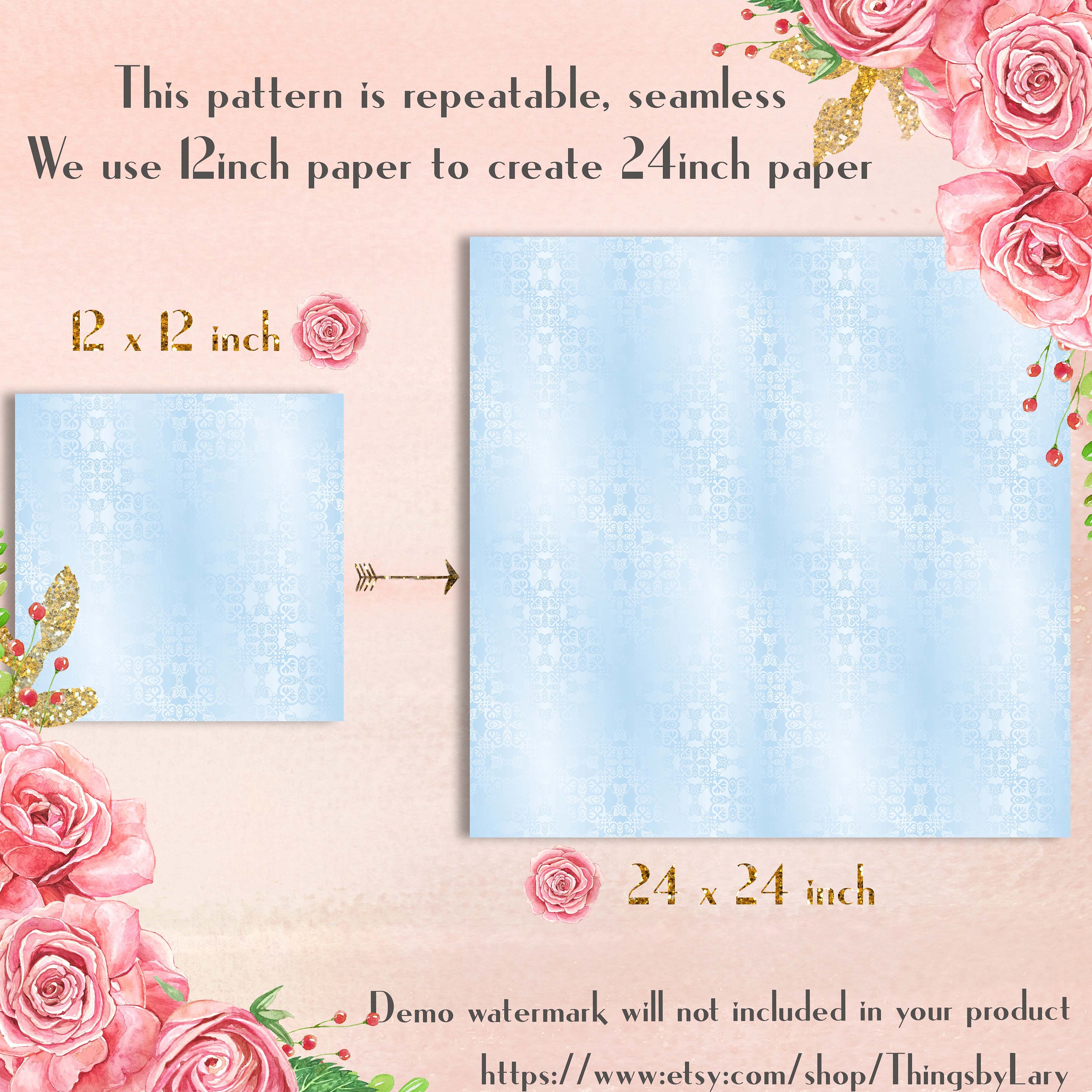 100 Seamless Luxury Foil Papers 12 Inch 300 Dpi Instant | Etsy