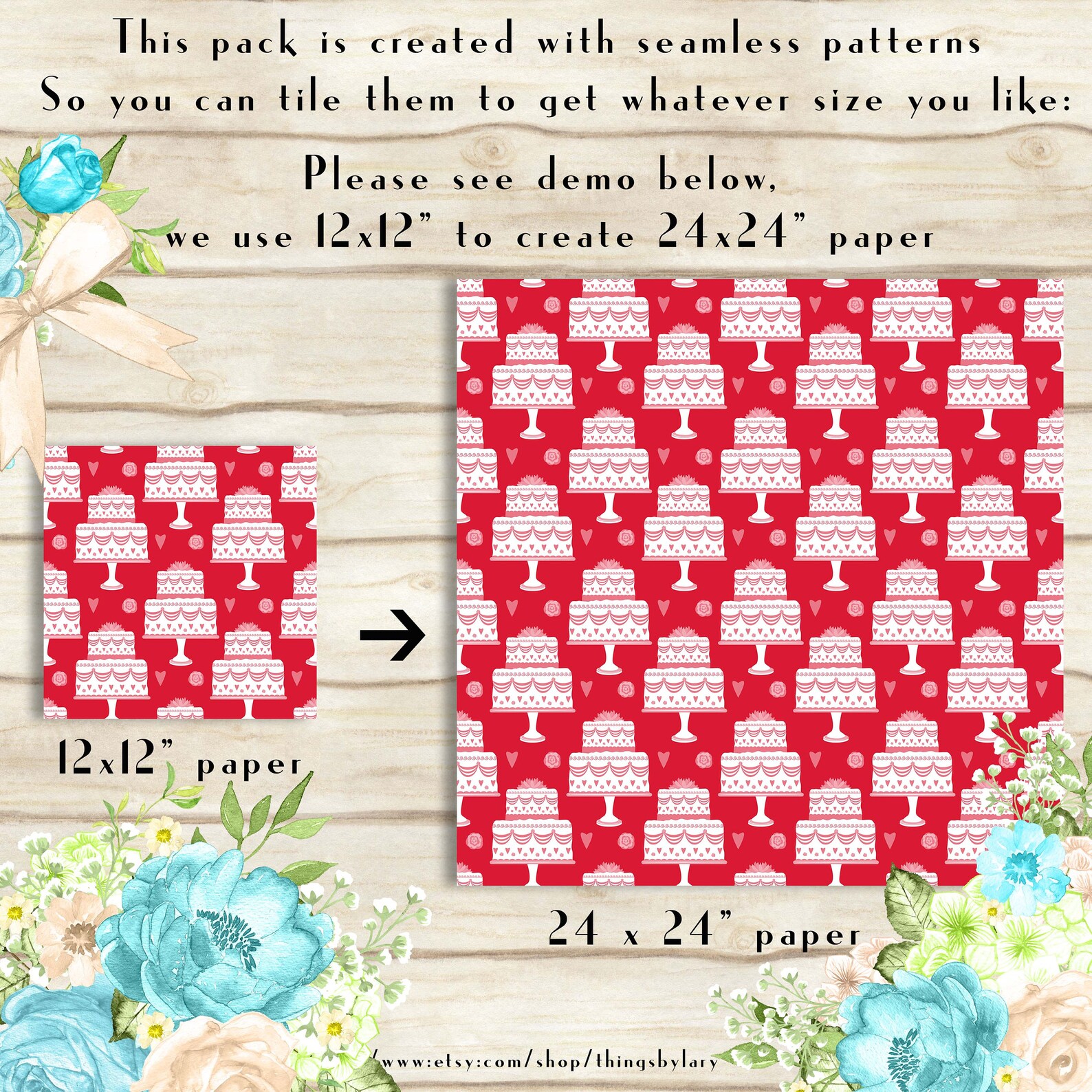 100 Seamless White Wedding Cake Papers in 12300 Dpi | Etsy