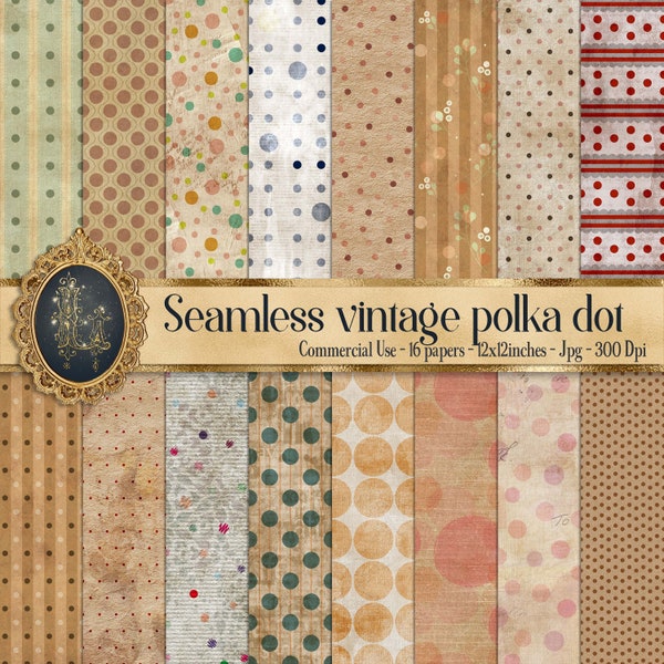 Polka Dot Linen - Etsy