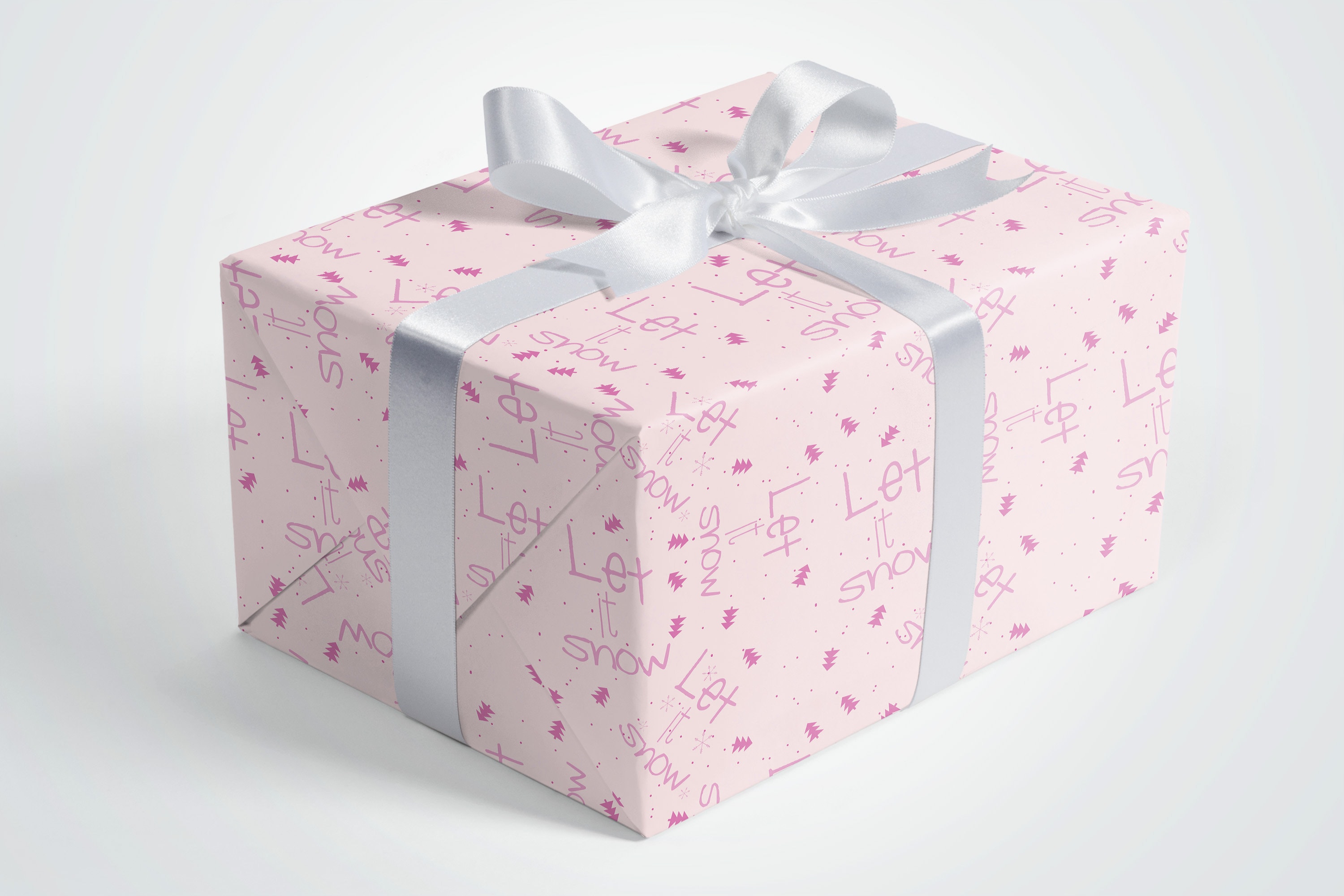 16 Seamless Pink Christmas Digital Papers 12" 300 Dpi Instant Download ...