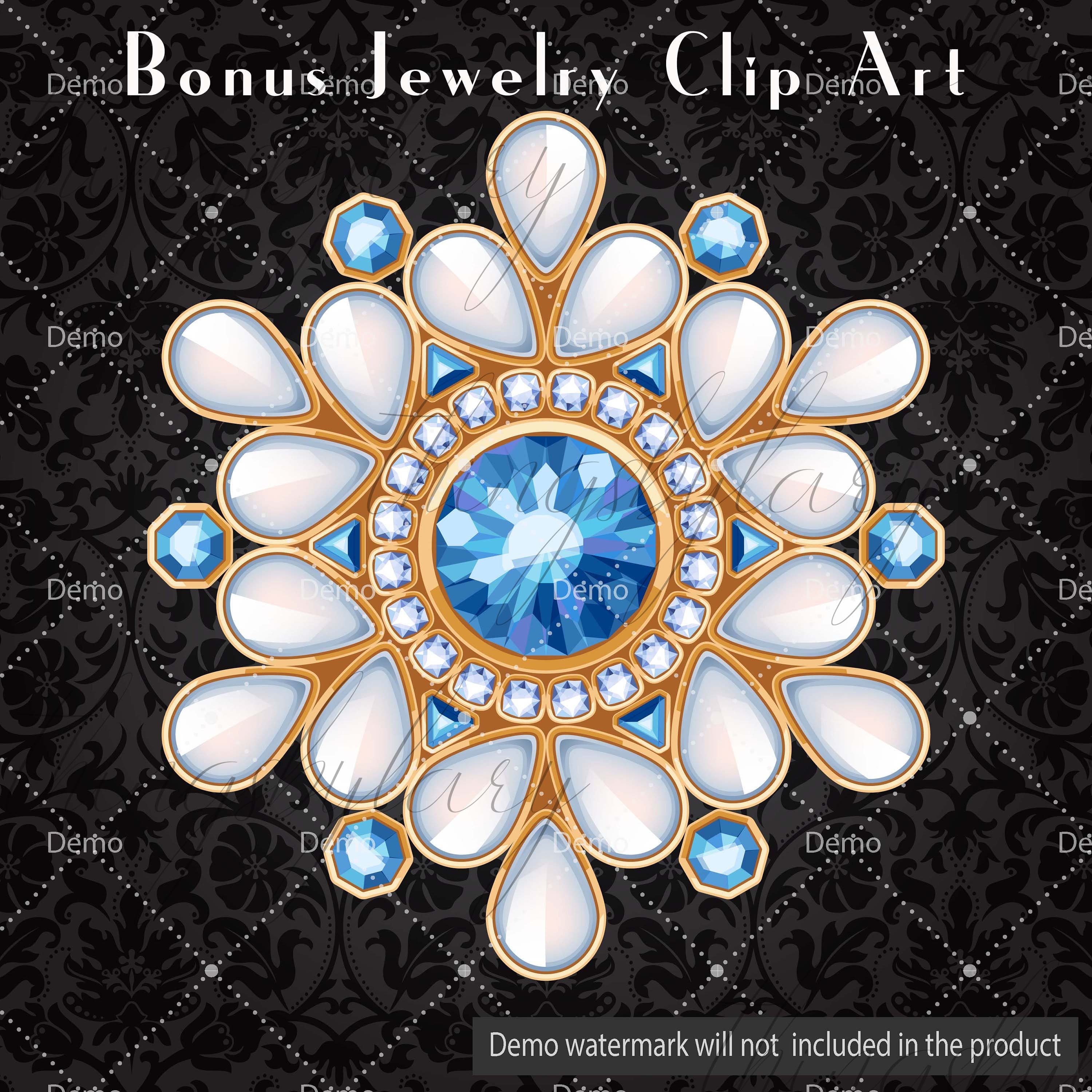 Blue Royal Frame, Glitter and Jewelry Frame Clipart, Glitter Frame for ...