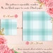 24 Turquoise Plaid Digital Papers in 12 X 12 Inch 300 Dpi Instant ...