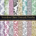 42 Various Glitter Seamless Damask Ornament Overlay Images 12in ...
