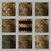 16 Seamless Black and Gold Foil Luxury Pattern Digital Papers 12 300 ...
