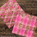 16 Luxury Gold and Pink Glitter Plaid Tartan Digital Paper Pack 12inch ...