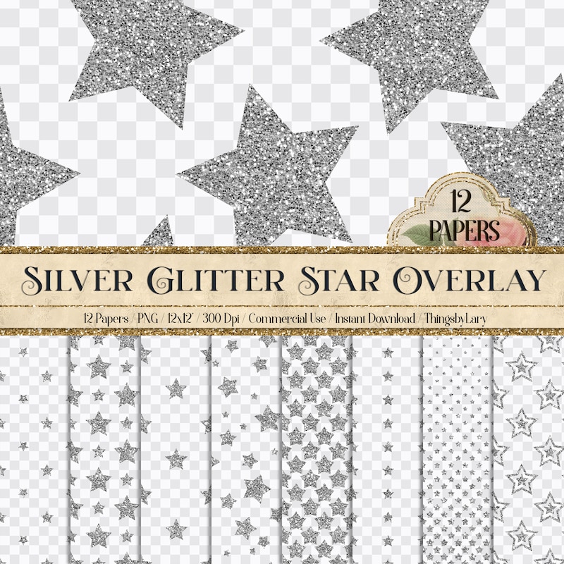 Glitter Star - Etsy