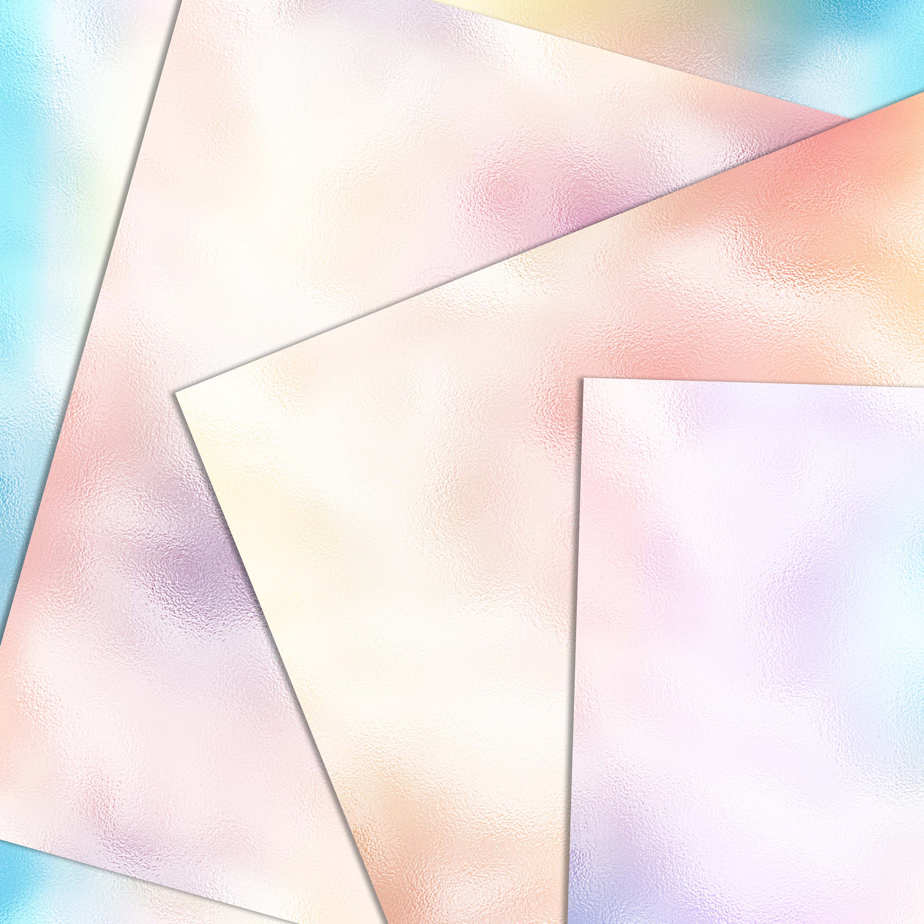 30 Seamless Ombre Pastel Metallic Foil Texture Digital Papers | Etsy