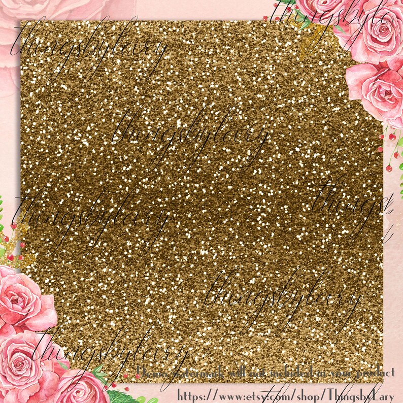 42 Antique Gold Glitter and Sequin Papers 12 Inch 300 Dpi - Etsy Australia