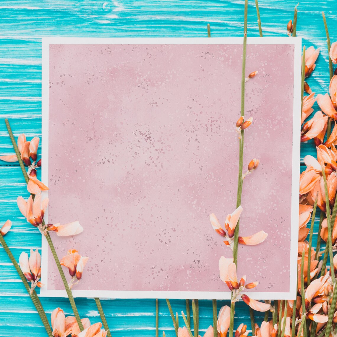 30 Ombre Serenity & Rose Quartz Watercolor Digital Papers - Etsy