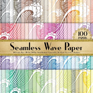 Wave Paper,sea Paper,ocean Digital Paper,wave Digital Paper,planner ...