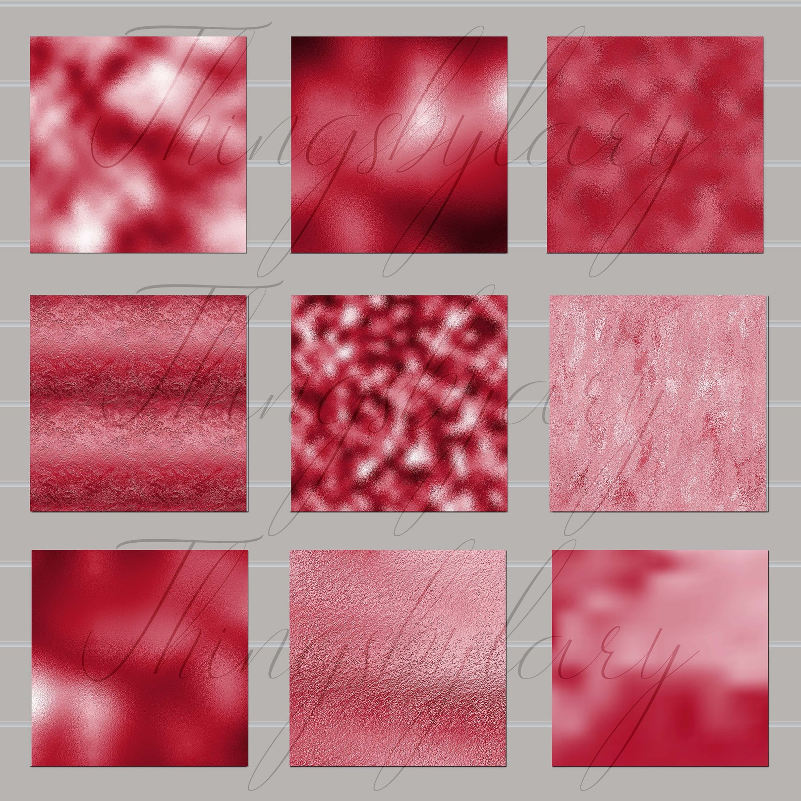 42 Luxury Red Foil Papers 12 Inch, 300 Dpi Planner Paper, Commercial ...