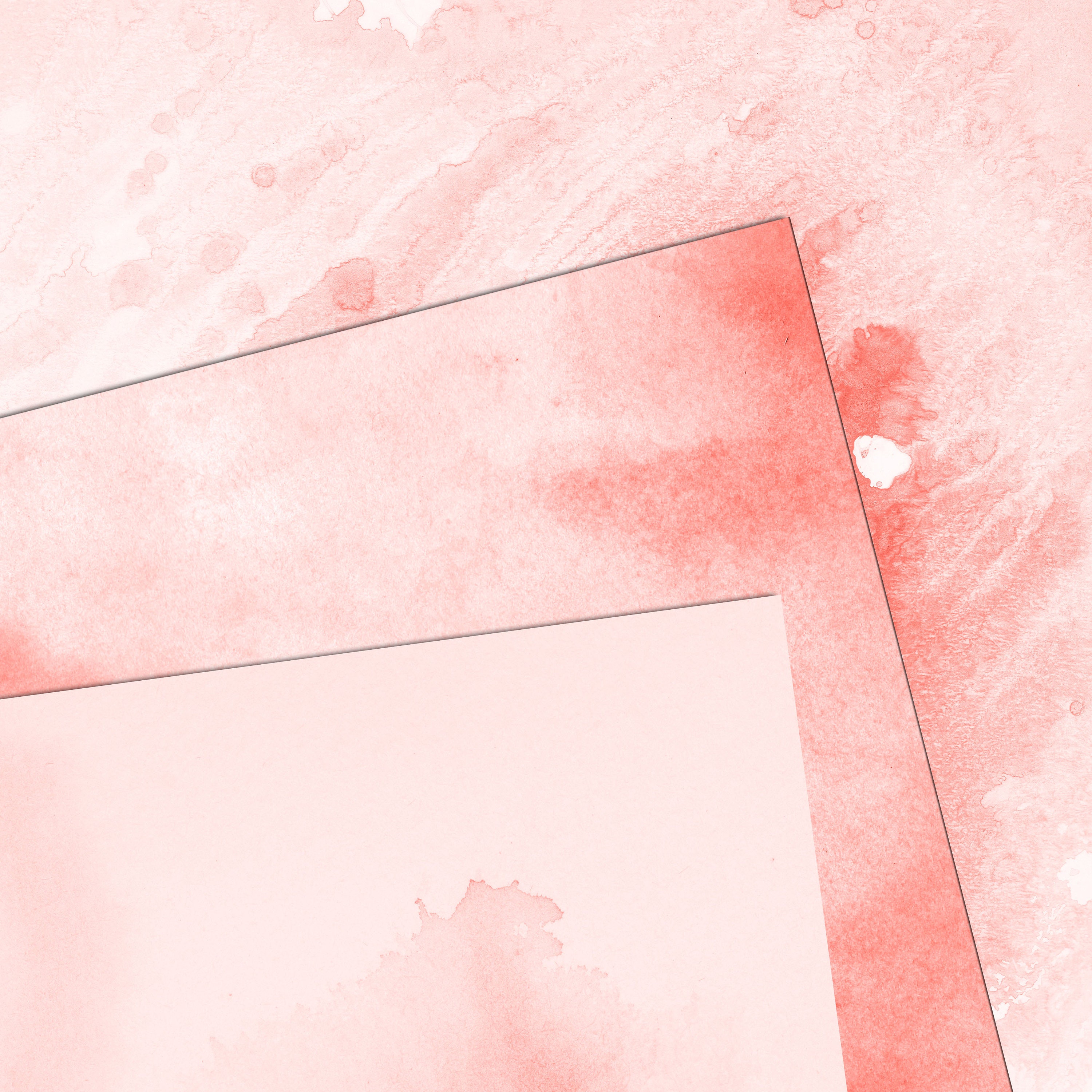 30 Ombre Coral Watercolor Digital Papers 12x12 Inch 300 Dpi - Etsy