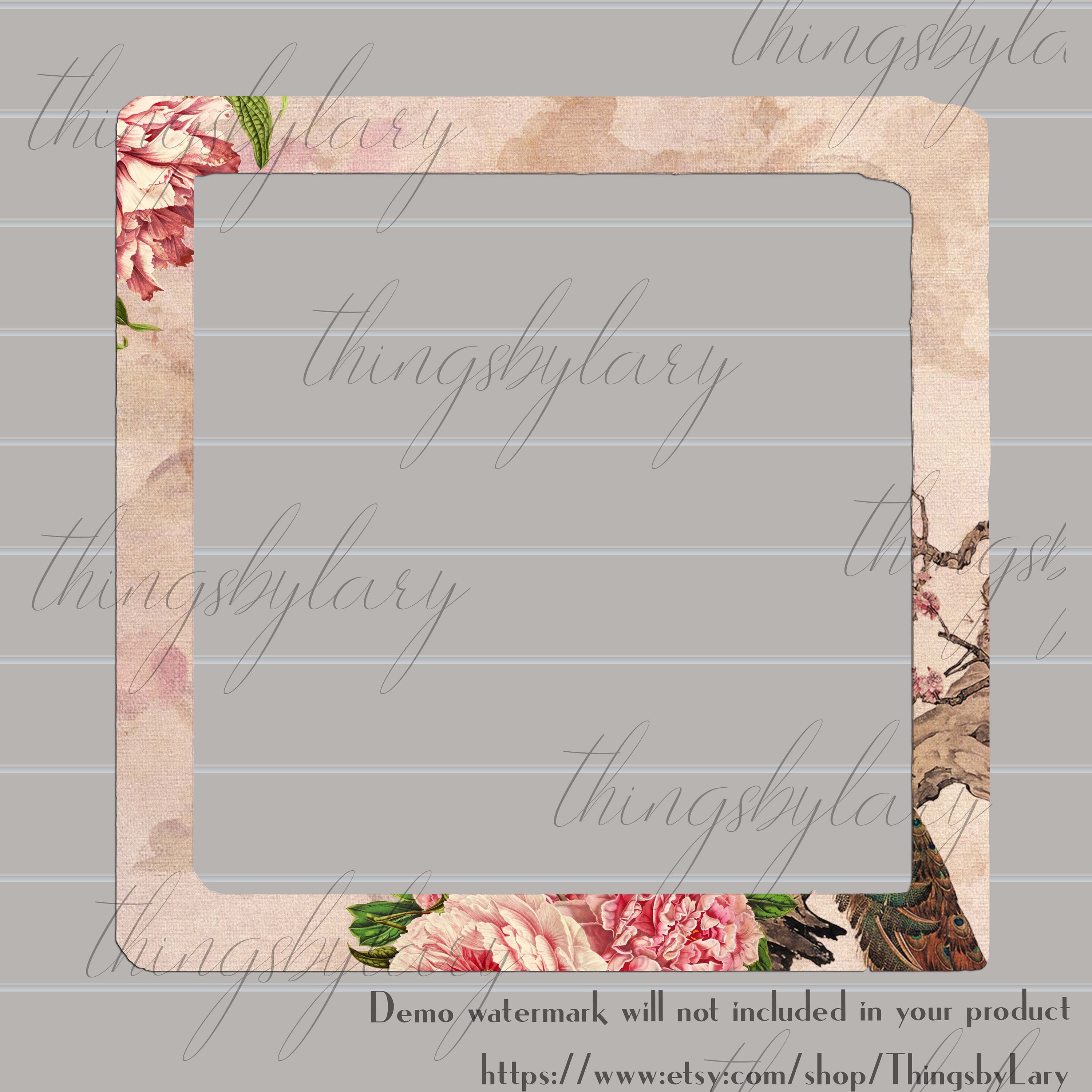 72 Antique Shabby Chic Label Frames Images 300 Dpi PNG Instant Download ...