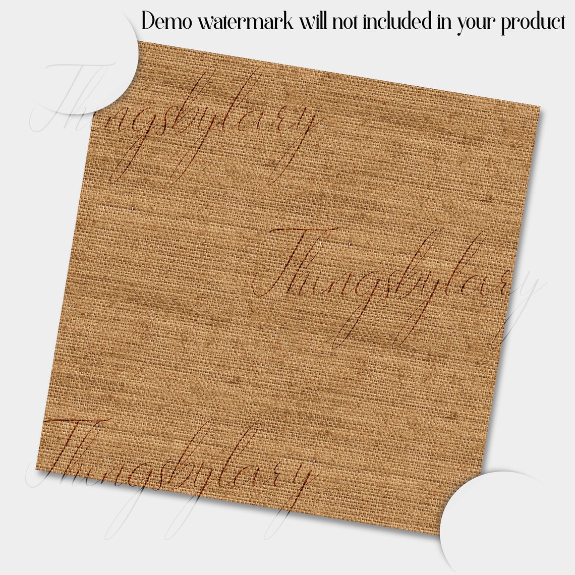 42 Seamless Realistic Burlap Texture Digital Papers Commercial Use ...