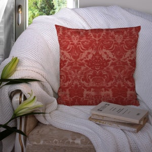 30 Seamless Vintage Red Faded Damask Digtal Papers 12x12" 300 Dpi ...