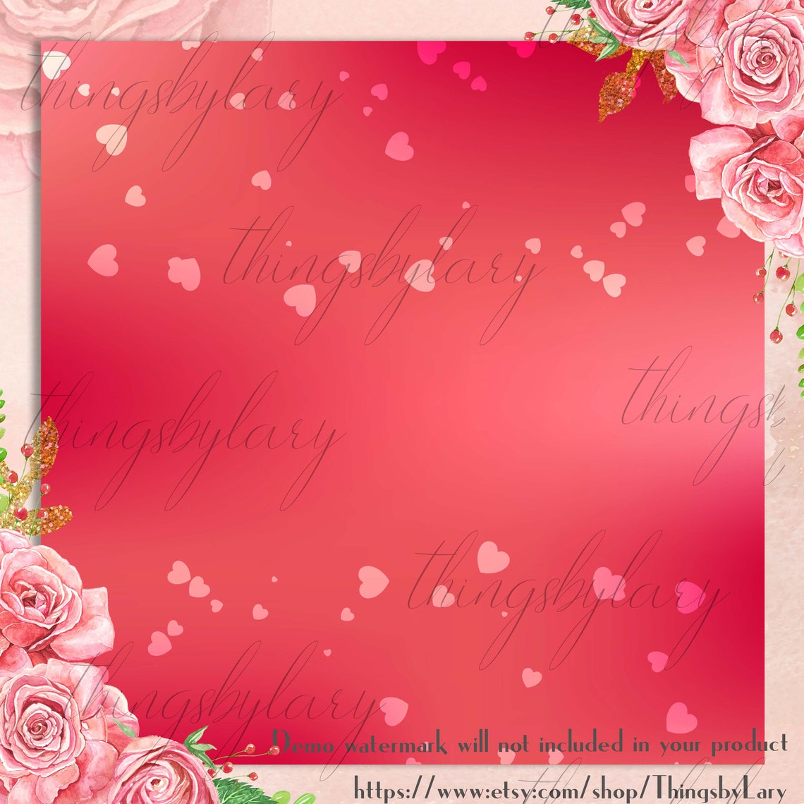 16 Luxury Red Bokeh Valentine Background Digital Images 12inch - Etsy