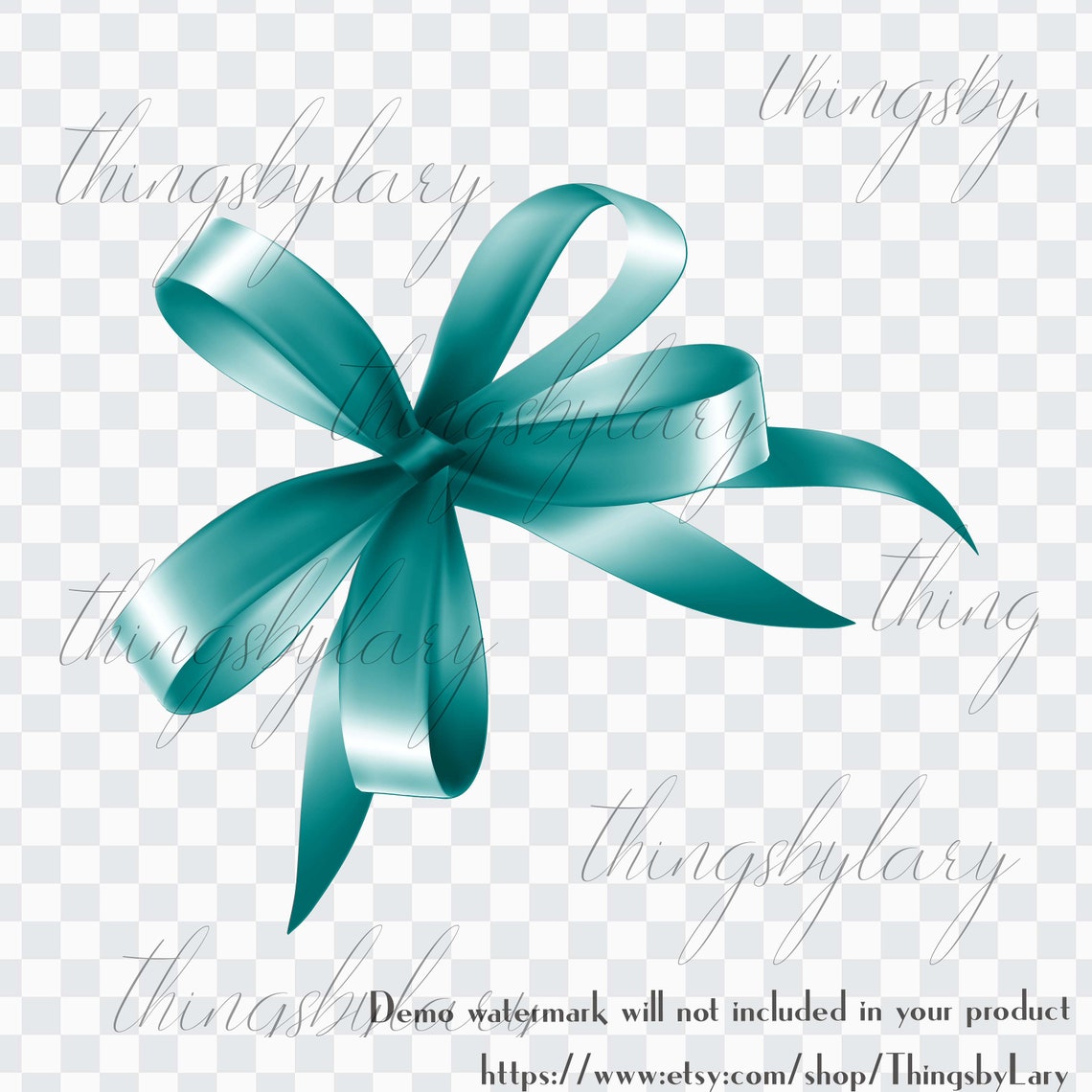 56 Teal Bows and Ribbons Cliparts 300 Dpi Instant Download | Etsy