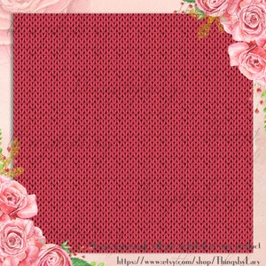 100 Seamless Solid Knitting Pattern Digital Papers 12" 300 Dpi Planner ...