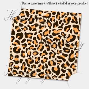 100 Seamless Leopard Print Papers in 12x12" 300 Dpi Planner Paper ...
