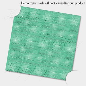 34 Mint Glam Digital Papers 12x12" Commercial Use Instant Download 300 ...