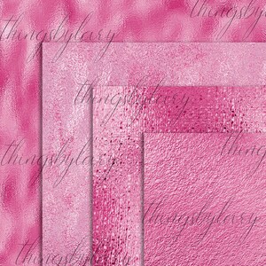42 Pink Peacock Foil Papers 12 Inch 300 Dpi Planner Paper Commercial ...