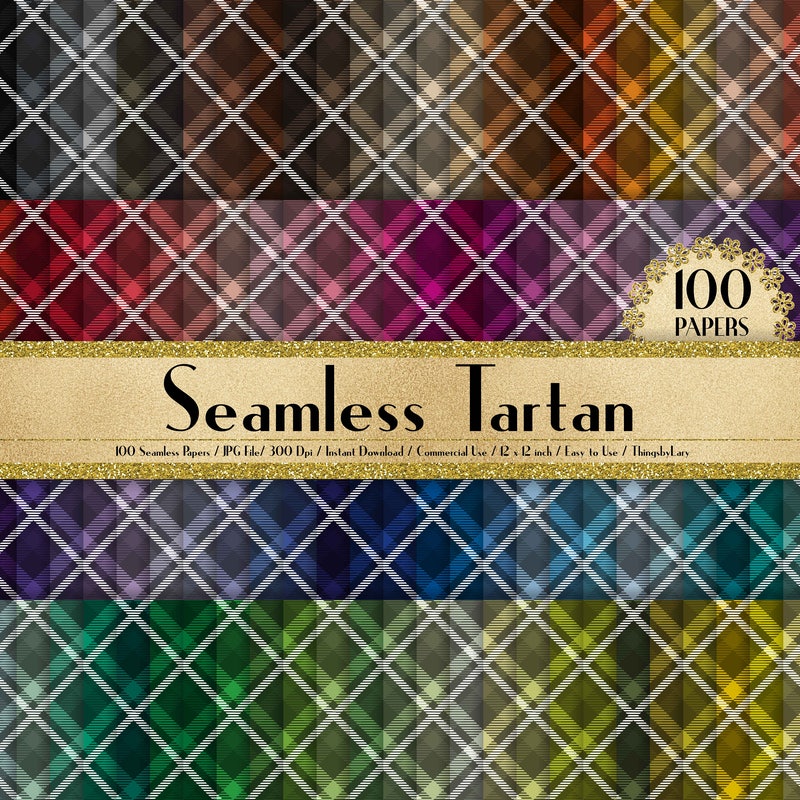 Tartan Paper - Etsy