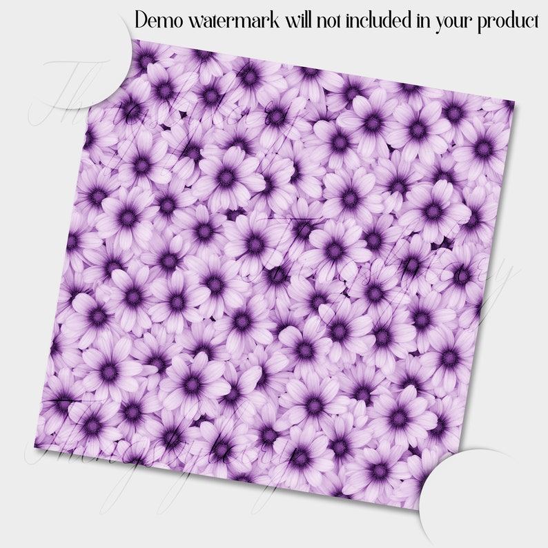 100 Seamless Daisy Flowers Digital Papers Commercial Use Daisy ...