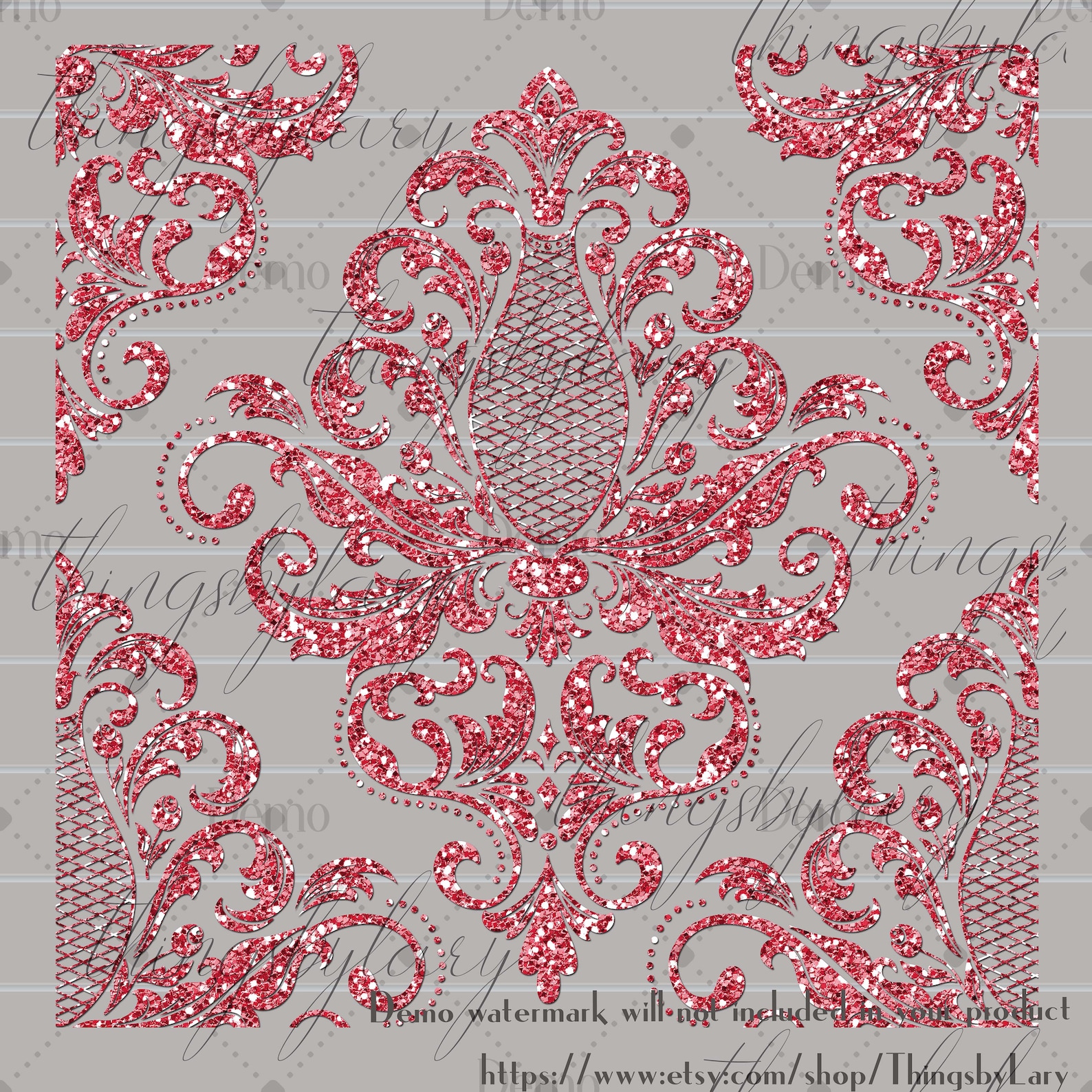 42 Various Glitter Seamless Damask Ornament Overlay Images - Etsy