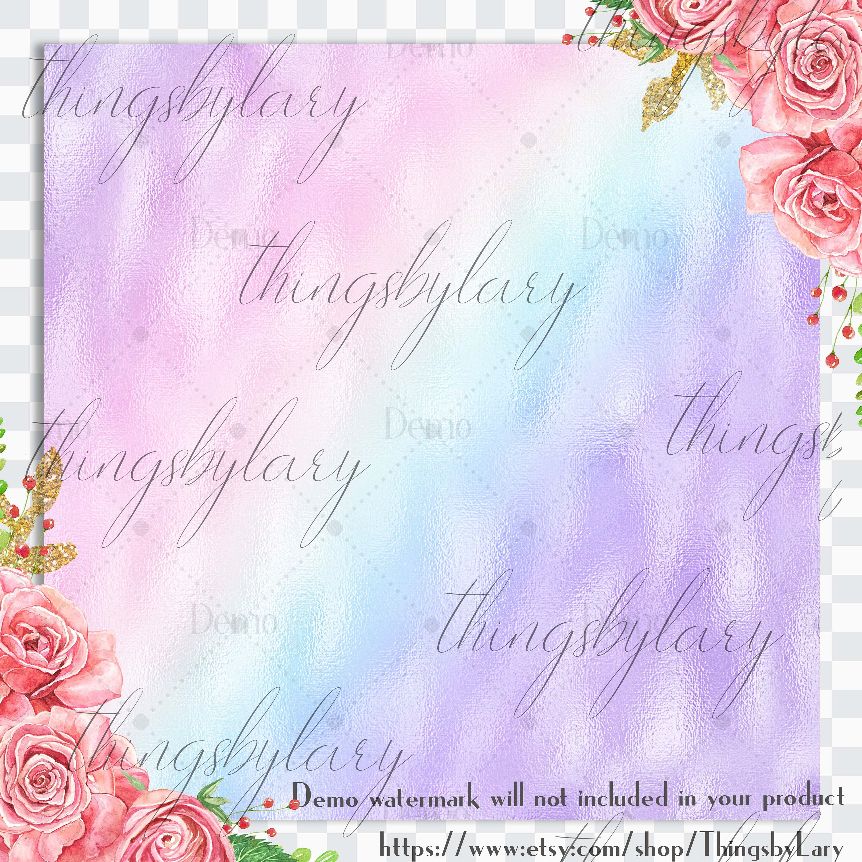 16 Magical Unicorn Foil Digital Papers Commercial Use Luxury - Etsy
