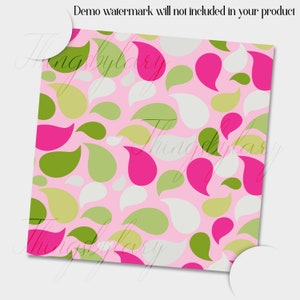 12 Bakery Digital Papers in Spring Theme Color in 12 Inch, Instant ...