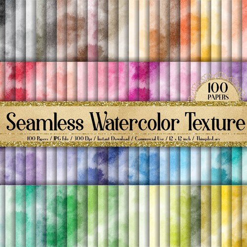 254 Seamless Watercolor Gingham Papers 12 Inch 300 Dpi Instant - Etsy