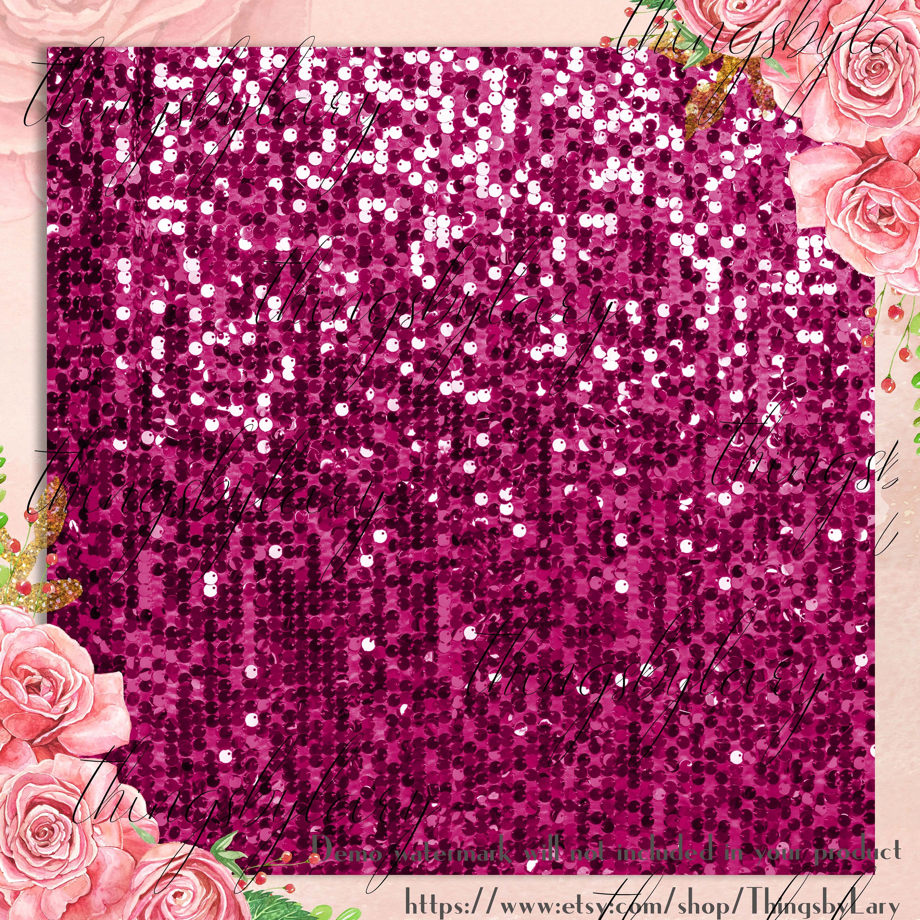 100 Luxury Shimmering Sequin Digital Papers 12x12" 300 Dpi Instant ...