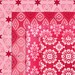 16 Luxury Red Damask Texture Papers in 12inch 300 Dpi Planner - Etsy