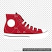 100 Chuck Allstar Sneakers Clipart, Converse Sneakers Clipart, 100 PNG ...