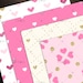 16 Gold Glitter and Pink Heart Digital Papers Commercial Use - Etsy