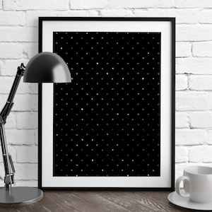 16 Seamless Glitter Black Digital Papers 300 Dpi Commercial Use Black ...