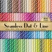 100 Seamless Dot and Line Papers 12 Inch 300 Dpi Instant Download ...