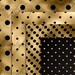 16 Luxury Black and Gold Polka Dot Digital Papers, Commercial Use ...