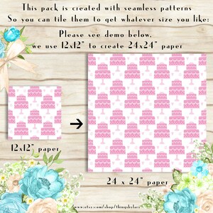 100 Seamless Wedding Cake Papers in 12" X 12",300 Dpi Planner Paper ...