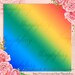 16 Rainbow Gradient Texture Papers, Kid Scrapbook, Unicorn Paper, Magic ...