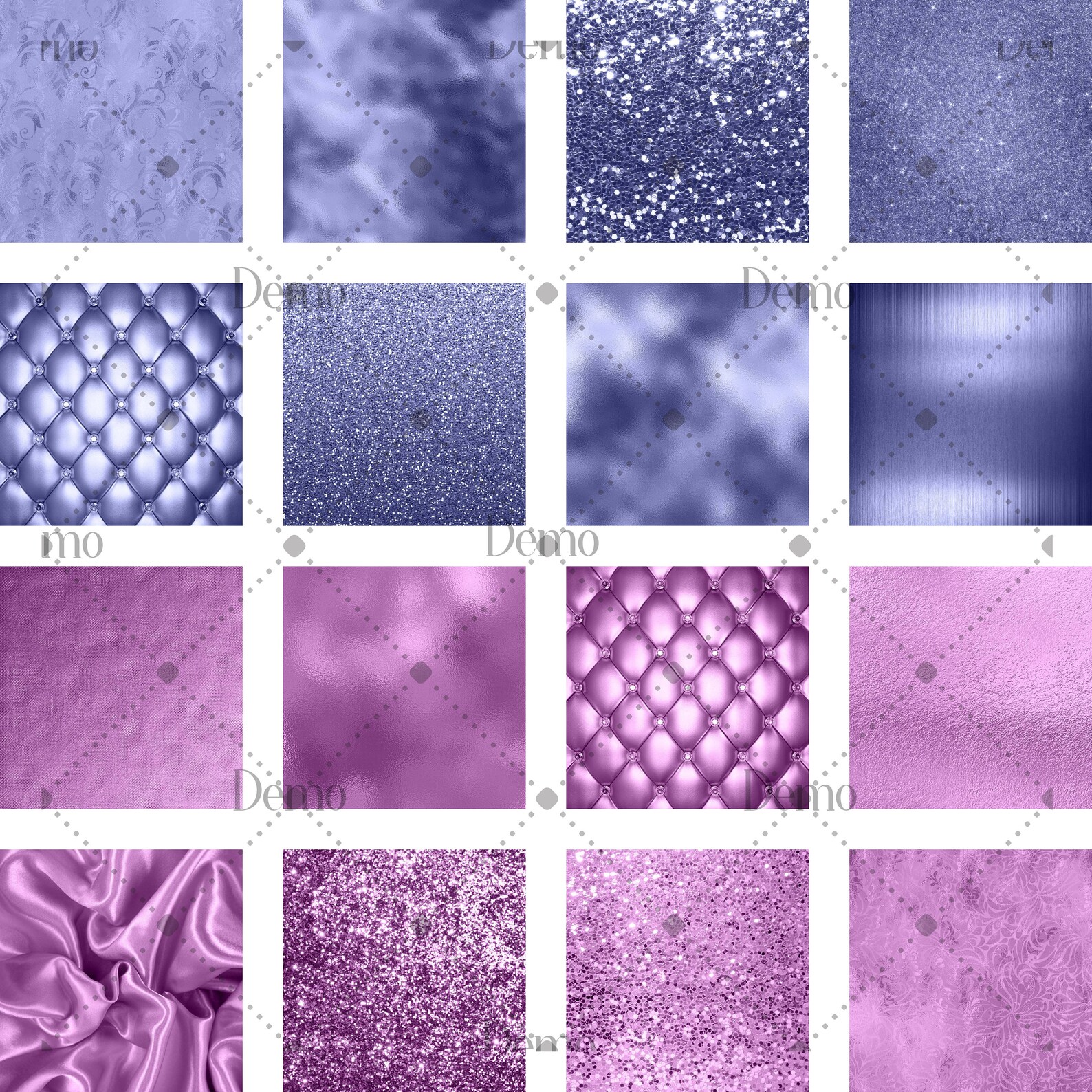 16 Luxury Midnight and Orchid Digital Paper Pack Commercial Use Luxury ...