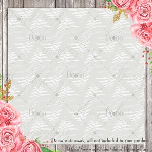 16 Seamless Silver Neutral Christmas Digital Papers 12" 300 Dpi Instant ...