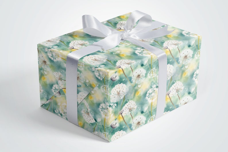 20 Seamless Watercolor Dandelion Digital Papers Meadow Flowers - Etsy