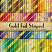 100 Seamless Gold Foil Striped Papers 12 Inch 300 Dpi Instant - Etsy