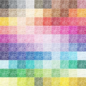 100 Seamless Crayon Texture Digital Papers Commercial Use Drawing ...