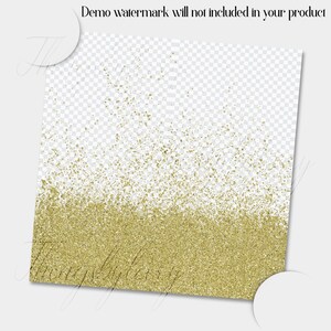 16 Ombre Glitter Confetti Particles Splatter Splash Overlay Images Gold ...