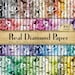 100 Real Diamond Texture Papers 12inch, 300 Dpi Planner Paper ...