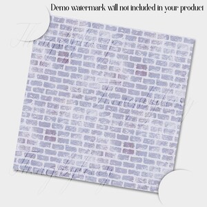 100 Seamless Grunge Brick Wall Pattern Digital Papers Commercial Use ...