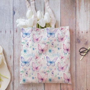 30 Seamless Watercolor Butterflies and Flowers Vol 1 Digital Papers ...