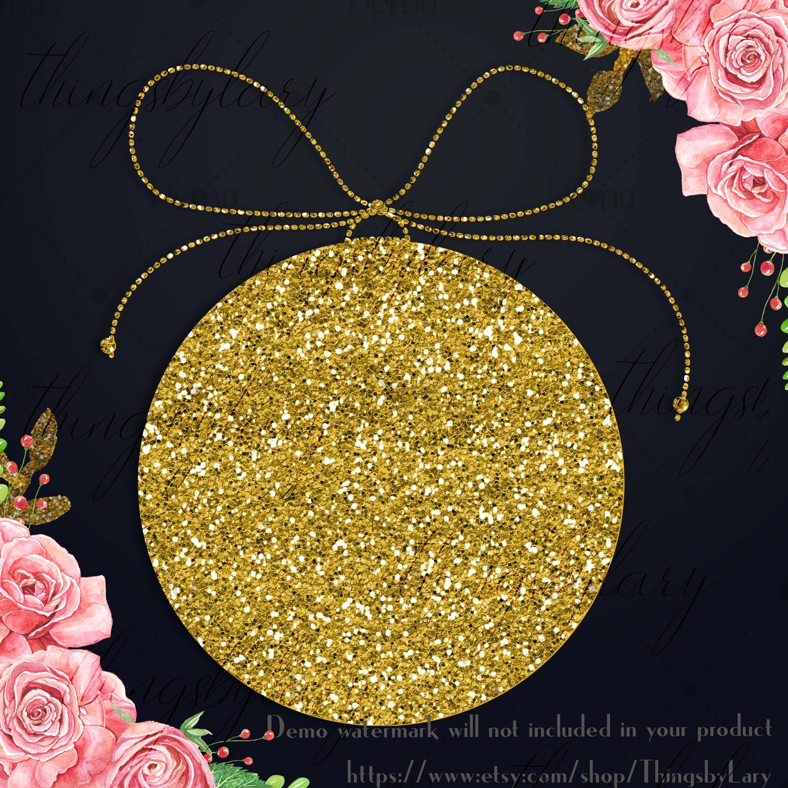 100 Glitter Winter Christmas Ball Ornament Clip Arts 300 Dpi - Etsy